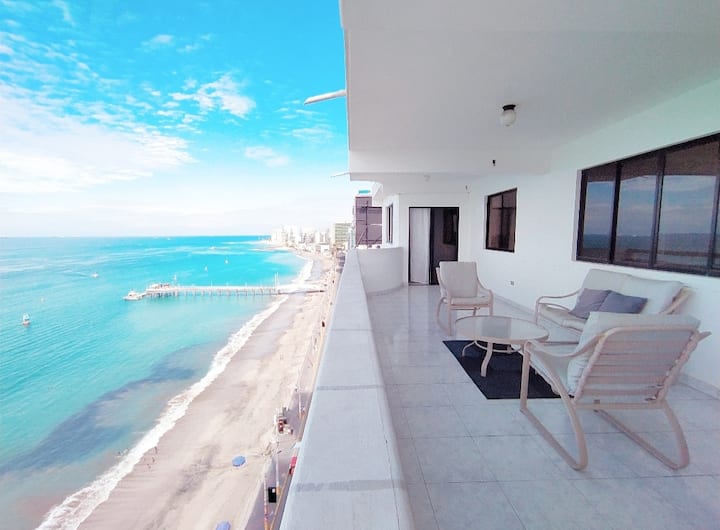 Departamento En ÚLtimo Piso Frente Al Mar - Salinas