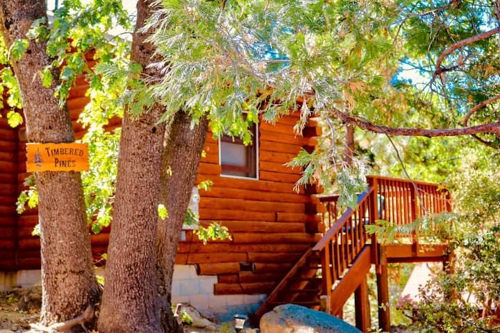 Experiencing an Unique Log Cabin at Timbered Pines - Cabins for Rent in ...