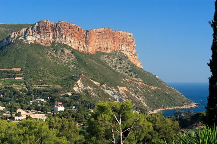 Villa Contemporaine Avec Vue Mer Et Cap Canaille - Calanques de Marseille
