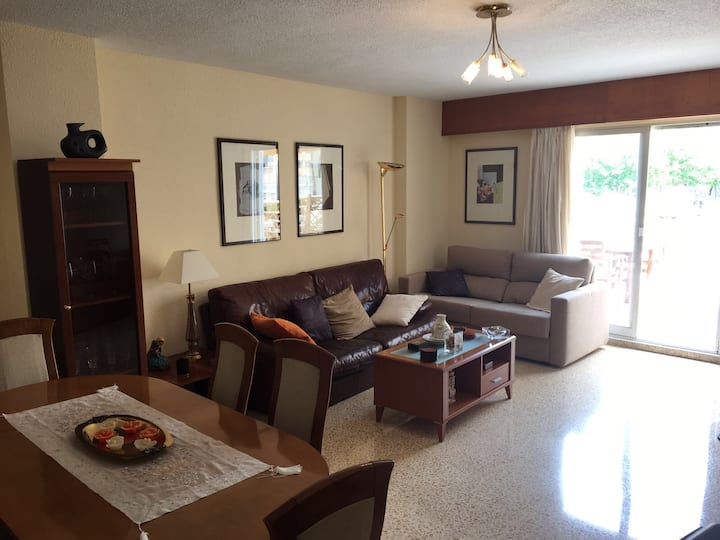 Playa Gandía, Terraza 80m2, Wifi, Piscina, Parking - Daimuz