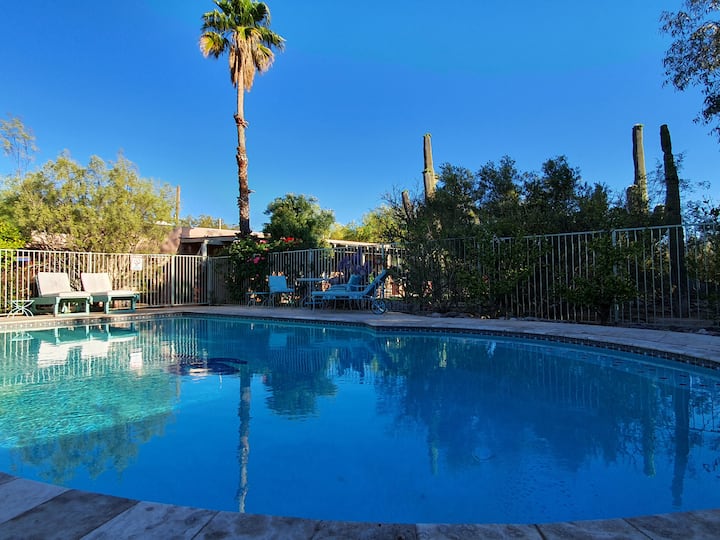 Historic Home In Magical Garden Near Uofa Pool Spa - Tucson