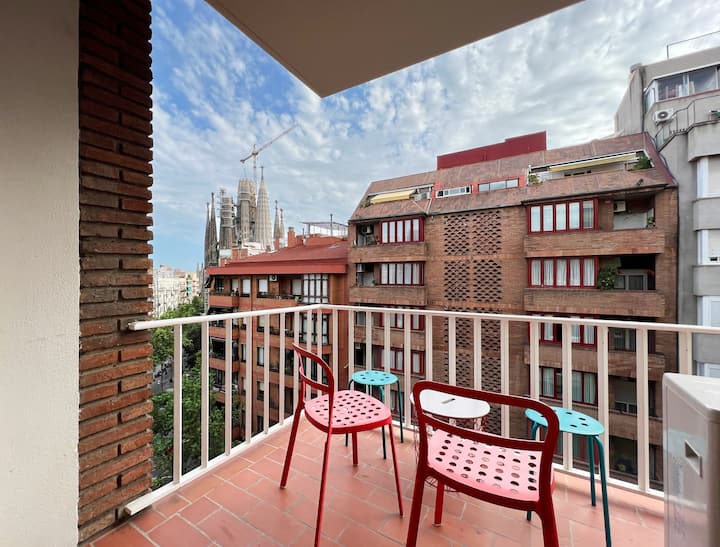 L’eixample | Private Balcony | Home Office | Wifi - Barcelona