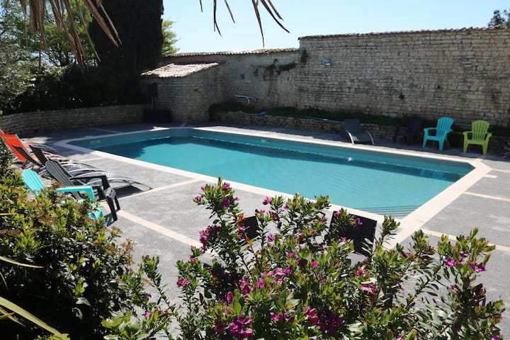Villa Del Re 5 Dans Résidence Avec Piscine - Île de Ré