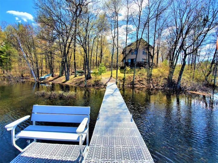 Whispers Of The Wilderness - Minocqua Lake Home - Two Sisters Lake, WI