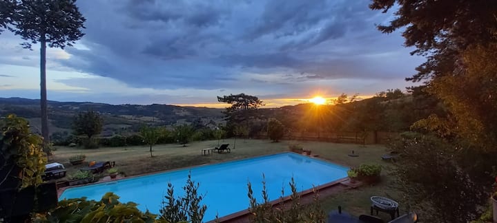 Villa Singola In Collina Con Piscina - Tortona