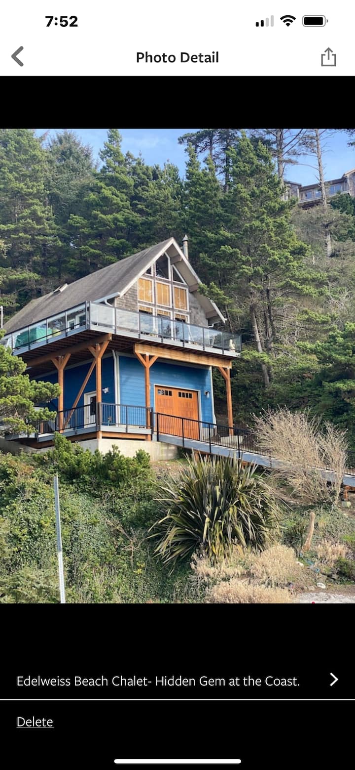 Edelweiss Beach Cabin - Oceanside, OR