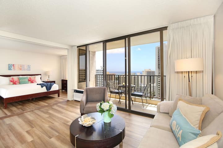 Ocean View! Ac, Balcony, Pool, Parking! Wb2608t2 - Kāhala Beach, HI