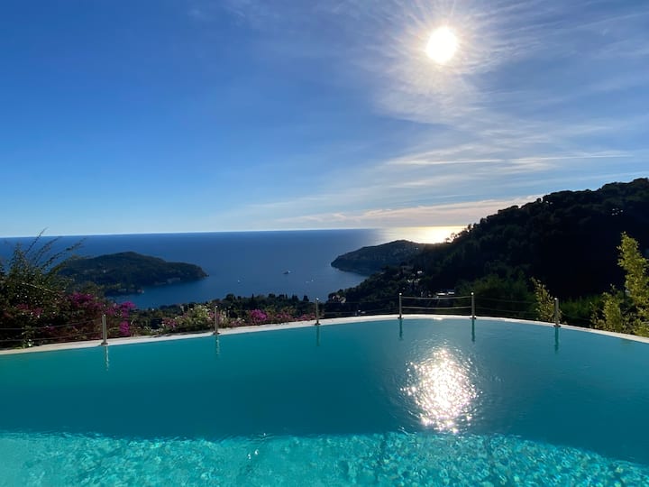 Villa Prestigieuse Piscine Vue Mer Cap Ferrat - Nice