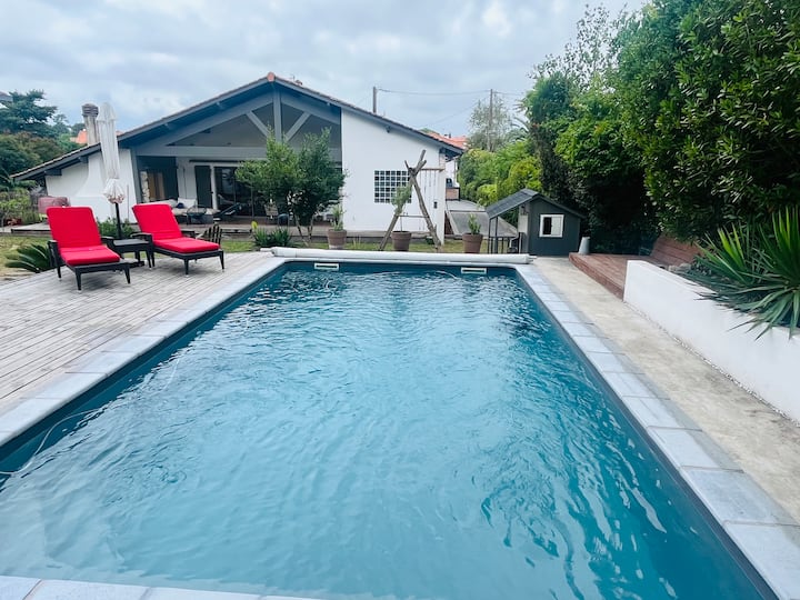 Anglet - Biarritz Villa Tranquila Con Piscina Cerca De Playas Y Bosques - Bayona, Francia