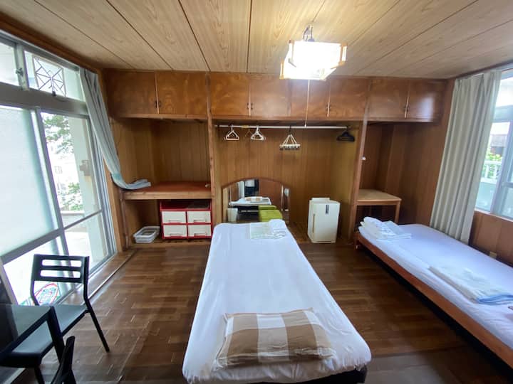 トリプルベッドファミリー Tripple Room Ocean View Balcony. - 미야코 섬