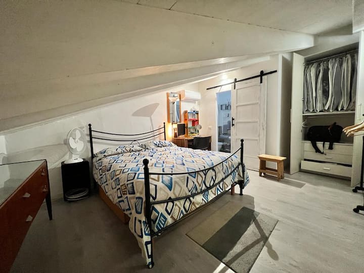 Mansarda Con Bagno In Appartamento Condiviso - Italia