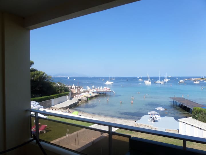 Studio Cap D'antibes La Garoupe Pieds Dans L Eau - Antibes