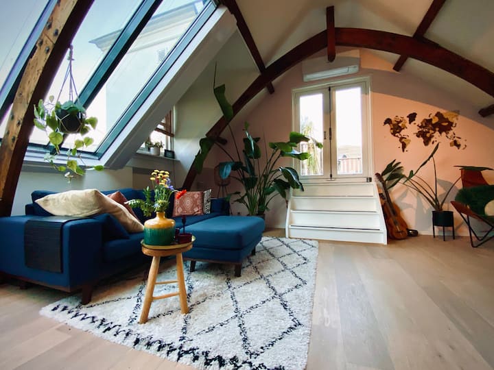 Unique Loft With Rooftop Terrace In Pijp (Airco) - Amsterdam