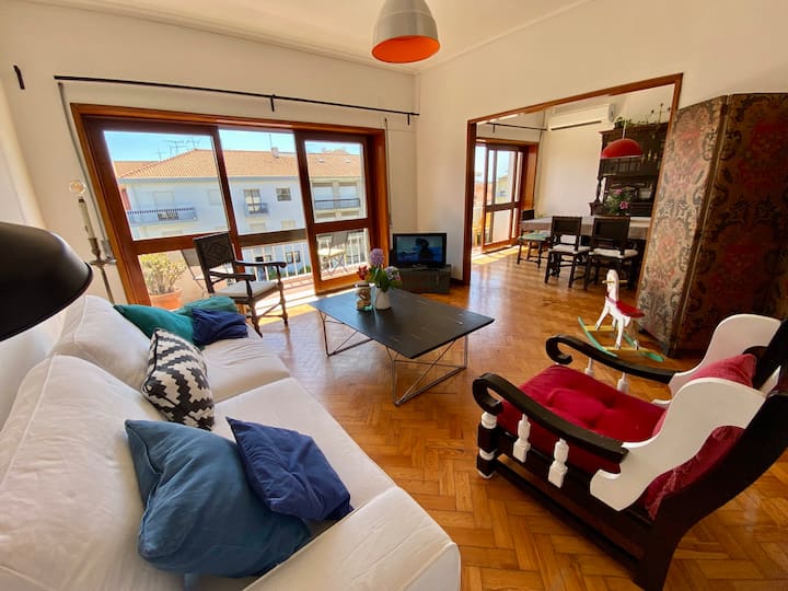5 Bdr Flat Next To City Center - Casa Betty Blue - Aveiro