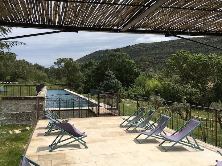 Gîte De Charme, Apollon, Avec Piscine De 40m - Lagrasse
