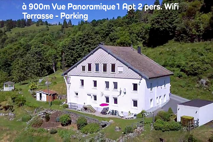 Spacious And Quiet Cottage 2 Pers. 57m² Facing South. Panoramic View. La Bresse Wifi - Gérardmer