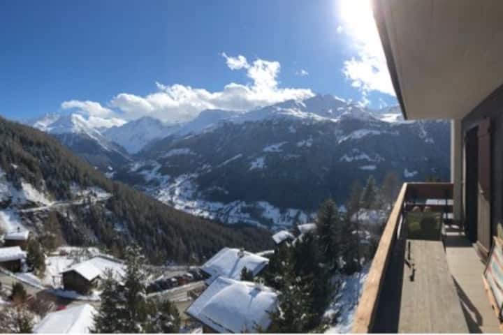 The Solalp, Large Apartment, Three Bedrooms, South - Zinal