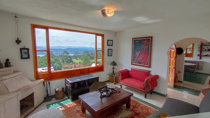 Finca Guatavita, Casa Con Vista Al Lago - Guatavita