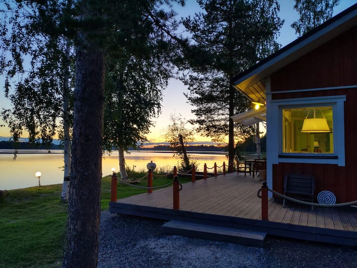Idyllic Lakeside Cottage, Sauna And Private Beach - Finland