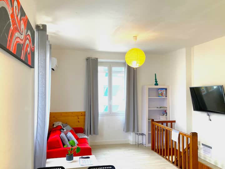 3- Duplex, Clim, Vue Mer, Parking, Plage, Bon Spa - La Ciotat