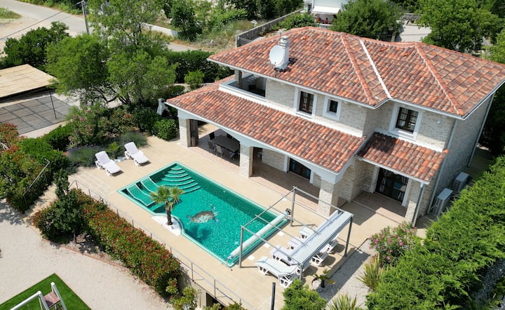 Cecilia : Stone House, Heated Indoor Pool, Fitness - Krk Island