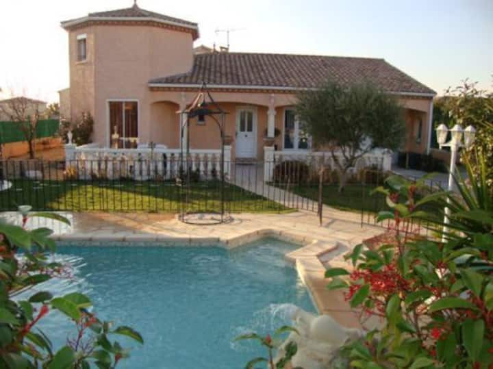 Villa 12 Pers Et + Piscine Balançoire Pétanque - Béziers