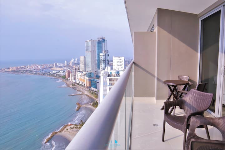 Frente Al Mar En Sector Turistico Bocagrande. - Cartagena