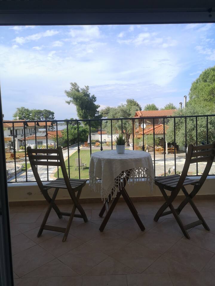 Two Bedroom & Living Room, Sea View Apartment - Halkidiki
