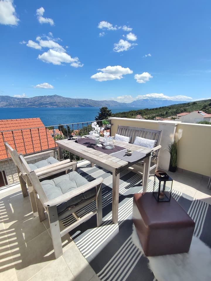 Beauty Sea View Apartment Karlena 6 - Brač