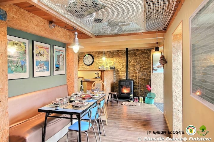 Tyrheun éCogîte Petite Maison- Bateau Bord De Mer - Plouguerneau