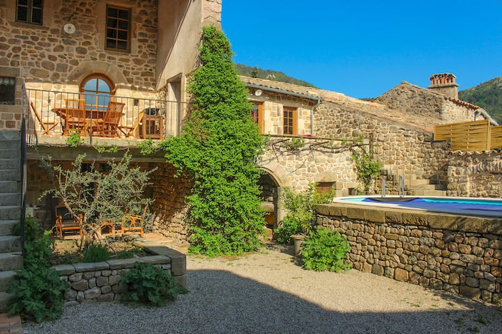 Maison De Caractère Classée 3 éPis Gîte De France - Ardèche