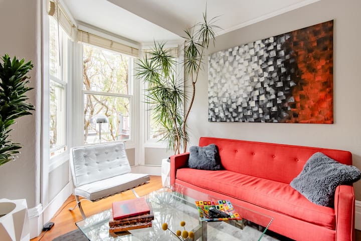 Charming Edwardian In The Castro - Bedroom - San Francisco, CA