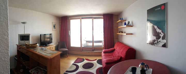 Studio 30m² Plein Sud, Pied Pistes - L'Alpe d'Huez