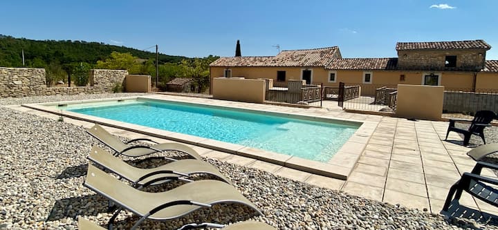 Mas Surprenant En Cévennes Piscine Et Spa Privés - Alès