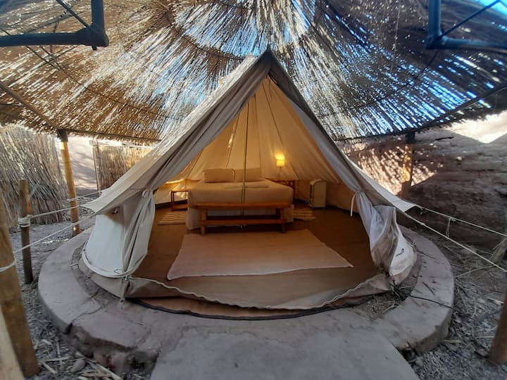 Aji Verde Camp - Tienda Matrimonial Baño Privado - San Pedro de Atacama