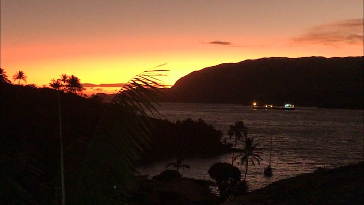 Casa Com Vista Panorâmica Para O Mar E Mata! - Ilhabela