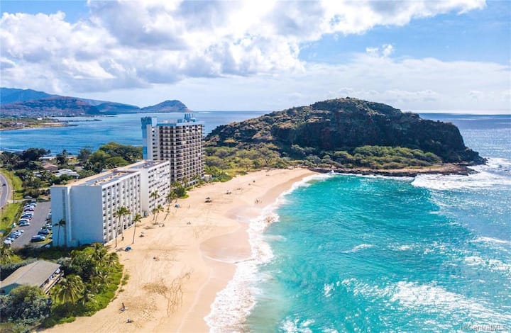 Legal Beachfront Condo*free Pkg*pool*hot Tub,view6 - Māʻili Beach Park