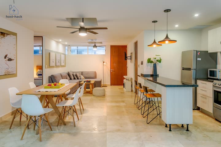 Family Apt. W/pool And Private Patio By Myycasa - Playa del Carmen