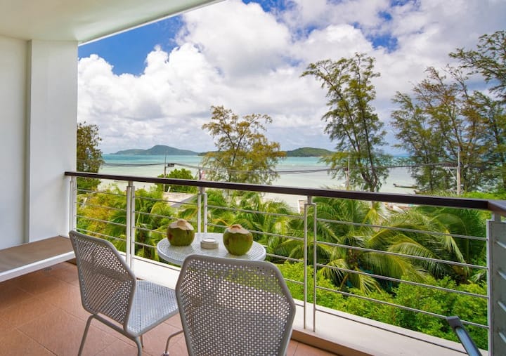 ♛Oceanfront Premier Two-bedroom Suite ~Rawai Beach - Thailand