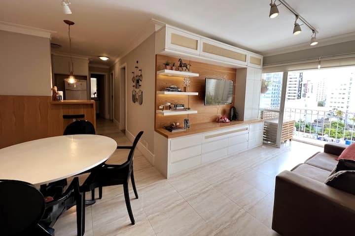 074 Flat Residence Service + 2 Bedroom + Pool+gym - São Paulo