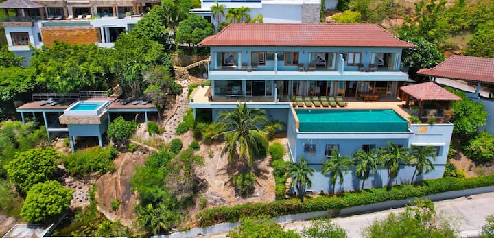 Uninterrupted Panoramic Sea Views 250m To Beach - Ko Pha Ngan