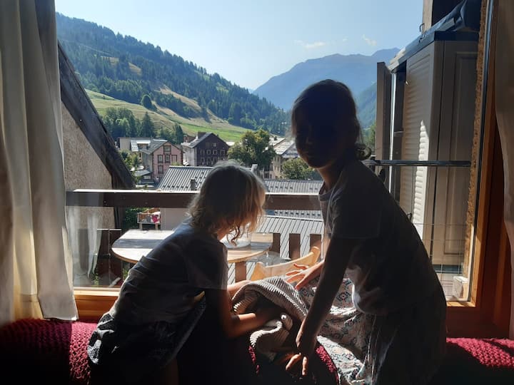 Appartement Ensoleille Avec Vue Sur La Vallee - Abriès