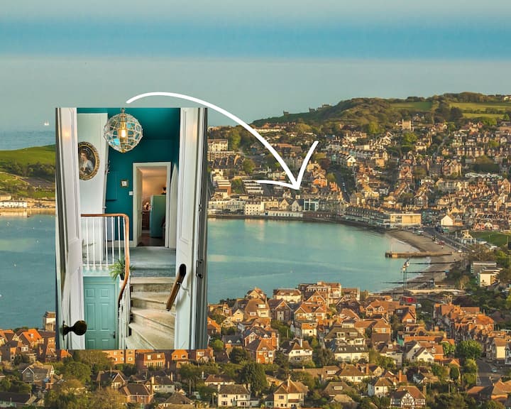 Quirky, Romantic Flat, 75m From Sea - Swanage