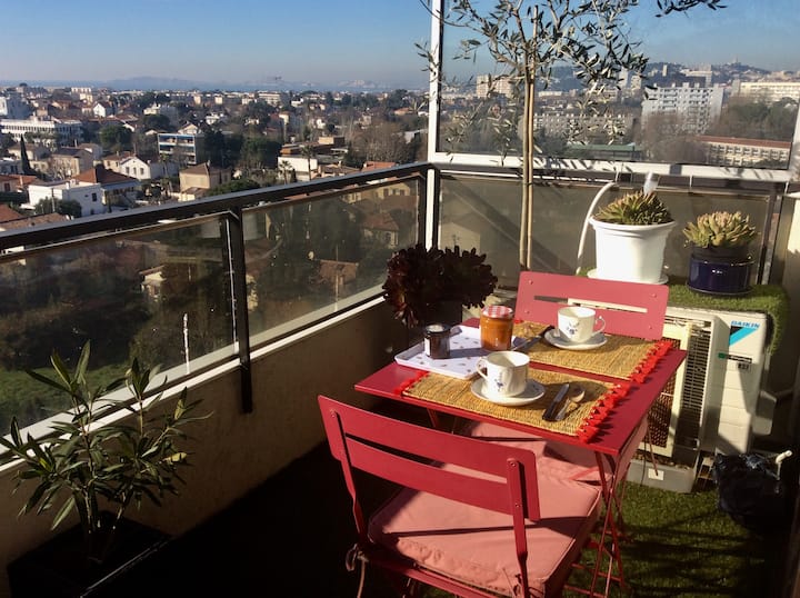 Appt. Quartier Sud (Ste Marguerite,hôpitaux,cnrs) - Marseille