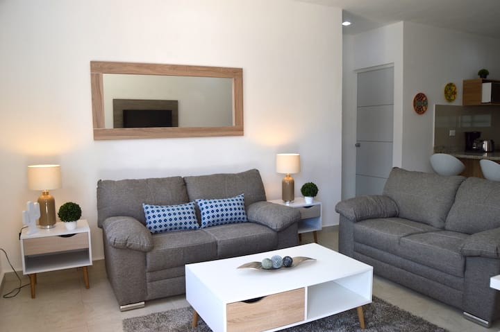 Beautiful Apartment On The Ground Floor - Puerto Morelos