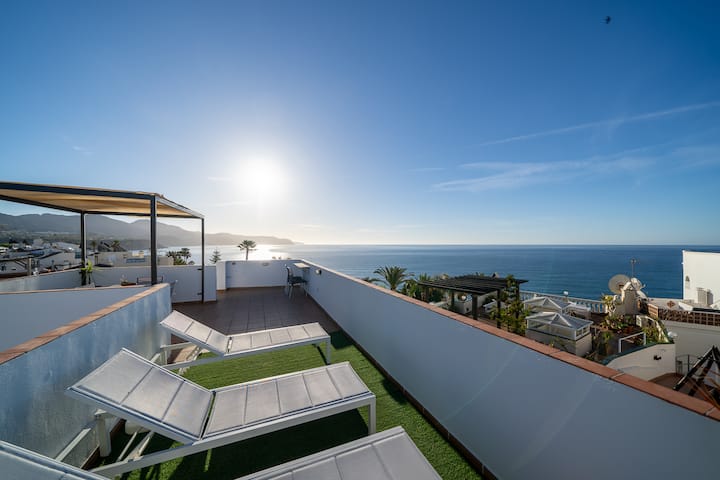 Carabeo.penthouse Avec Une Vue Imprenable !! - Nerja