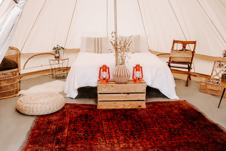 Bell Tent Hire Cornwall: We Deliver To A Campsite - St Agnes