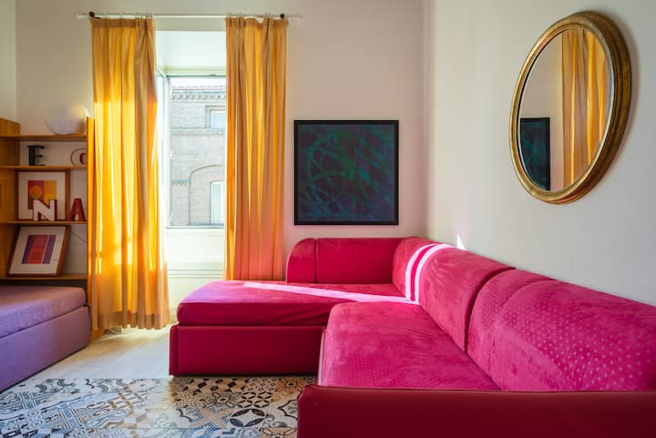 Vintage Flat • 4 Beds 20' Colosseum - Rome
