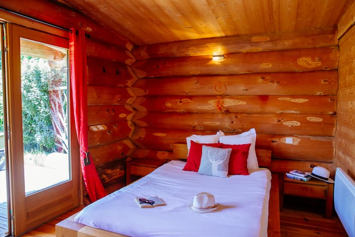 Cabane Trappeur Canadienne • Bain Nordique Privé - Langon
