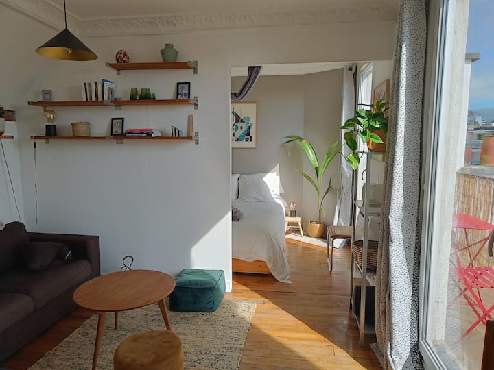 Cozy Appartement Gambetta Avec Terrasses - Paris